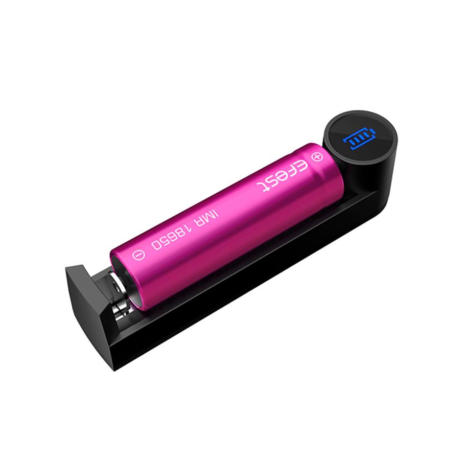リチウムイオンバッテリー 充電器 Efest Slim K1 1A クイックチャージャー イーフェスト battery mod モッド ...