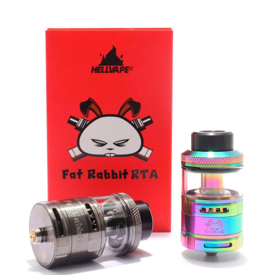 Hellvape Fat Rabbit RTA 5.5ml リビルダブル アトマイザー ヘルベイプ ファットラビット ソロ タンク 超爆煙 ...