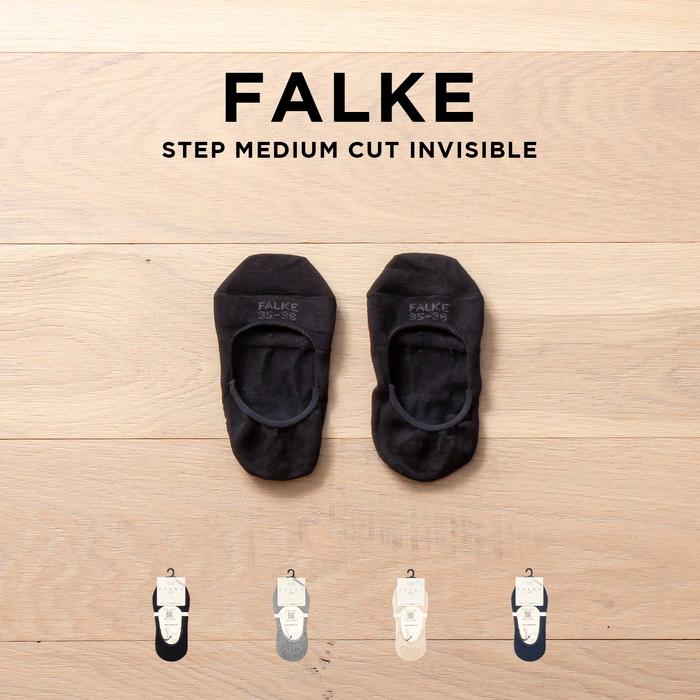 FALKE 並行輸入品 STEP MEDIUM CUT INVISIBLE ファルケ ステップミディアムカットインビジブル 46492 靴下 ソックス カバーソックス ブランド レディース 綿 ...