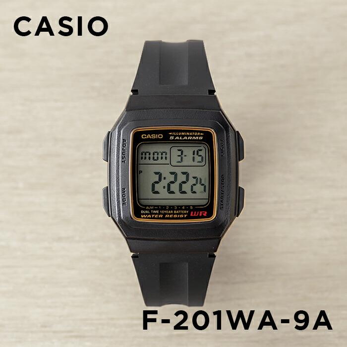 スタンダード デジタル 並行輸入品 10年保証 CASIO STANDARD カシオ F-201WA-9A 腕時計 時計 ブランド メンズ チープカシオ チプカシ 日付 金 : Gryps ...