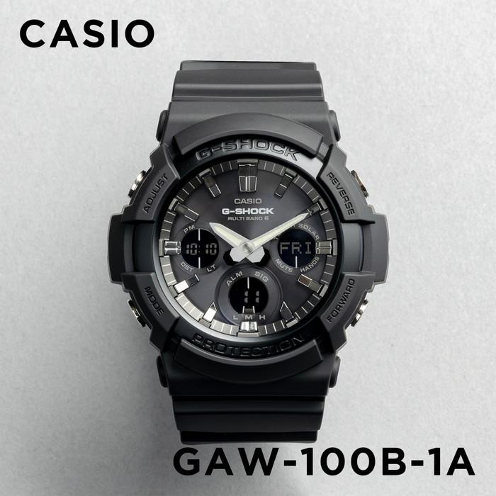 並行輸入品 10年保証 CASIO G-SHOCK カシオ Gショック GAW-100B-1A 腕時計 時計 ブランド メンズ 男の子 アナデジ 電波 ソーラー ソーラー電波 日付 防水 ...