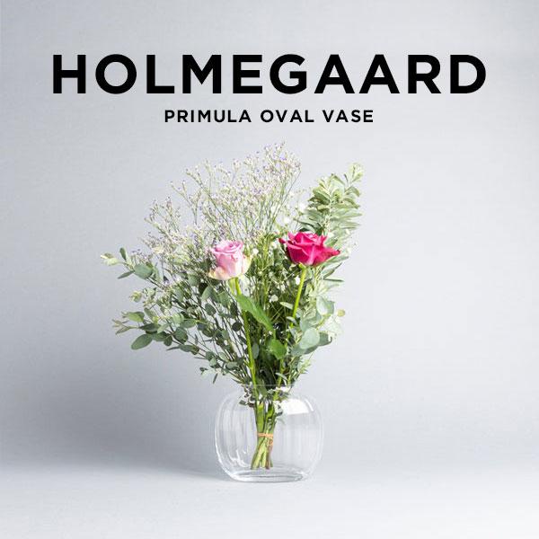 HOLMEGAARD 並行輸入品 PRIMULA OVAL VASE ホルムガード プリムラ オーバルベース 4340398 ブランド 花瓶 ...
