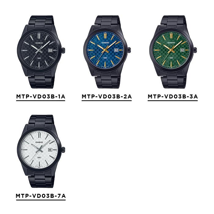 並行輸入品 10年保証 日本未発売 CASIO STANDARD MENS カシオ スタンダード MTP-VD03B 腕時計 時計 ブランド ...