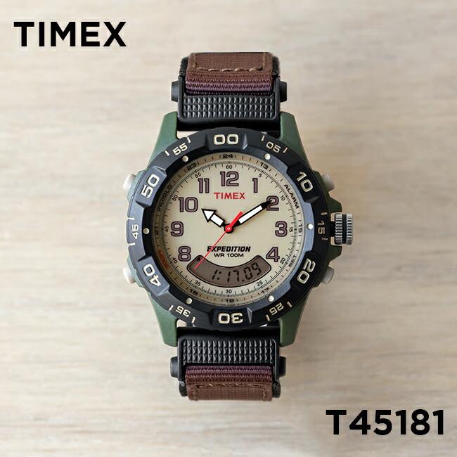 Expedition 並行輸入品 日本未発売 TIMEX EXPEDITION 39MM タイメックス エクスペディション T45181 腕 ...