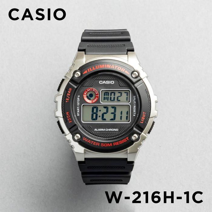 スタンダード デジタル 並行輸入品 10年保証 日本未発売 CASIO STANDARD カシオ W-216H-1C 腕時計 時計 ブランド メンズ チープカシオ チプカシ 日付 ...