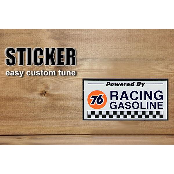 ステッカー ユノカル ユニオン UNION 76 RACING GASOLINE レーシングガソリン/st3 車 バイク ヘルメット カスタム ...