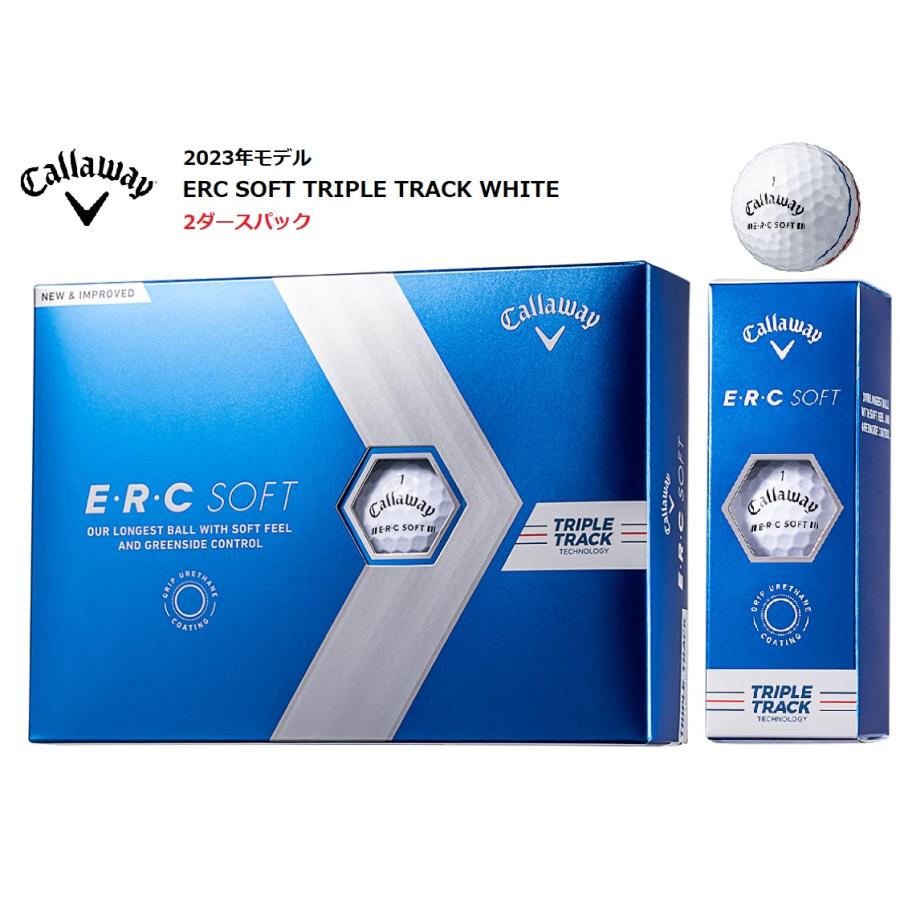 Callaway 【2ダースパック☆2023年モデル】Callaway ERC SOFT WHITE キャロウェイ ERCソフト ...