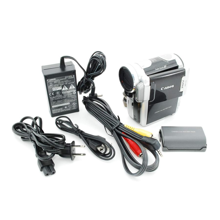 Canon ハイビジョンデジタルビデオカメラ iVIS (アイビス) HV10 バーニッシュシルバー IVISHV10(S) : ぽちっと ...