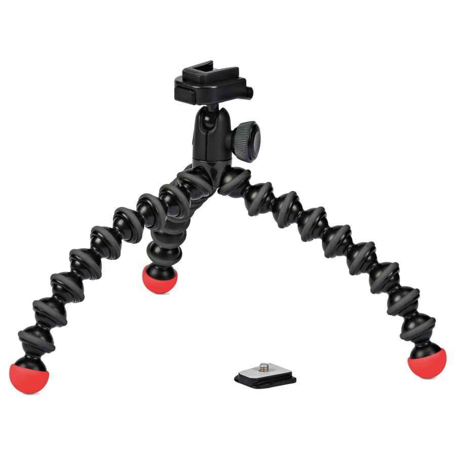 JOBY フレキシブル三脚 ゴリラポッド ハイブリッドJP ミラーレス一眼対応 ブラック/レッド 014780 : ぽちっとほわっと - 通販 - Yahoo!ショッピング