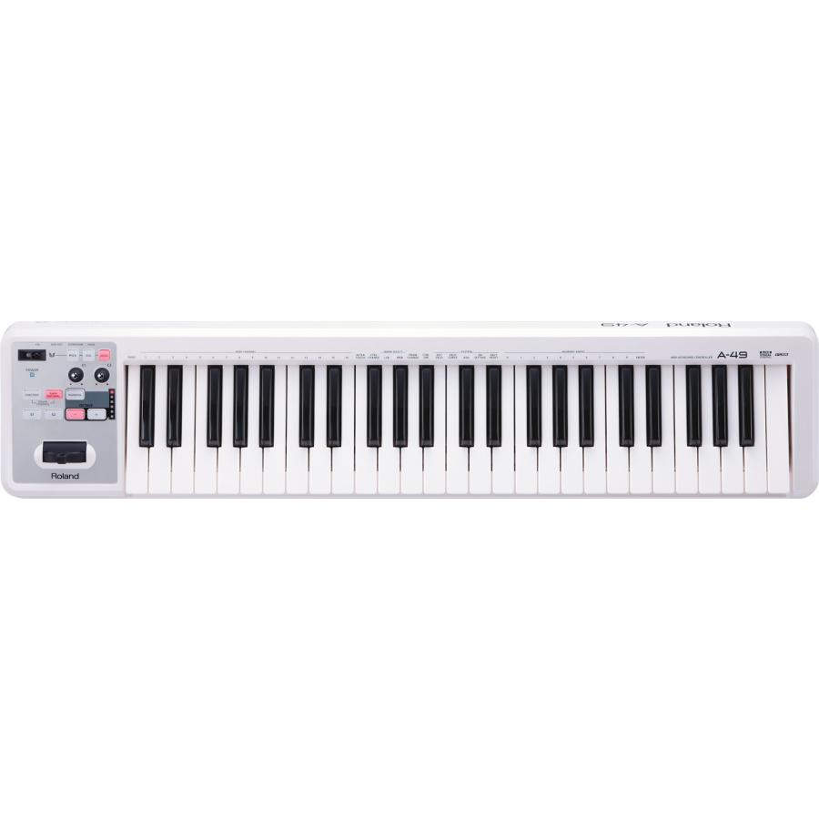 Roland MIDI Keyboard Controller ホワイト A-49-WH : ぽちっとほわっと - 通販 - Yahoo!ショッピング