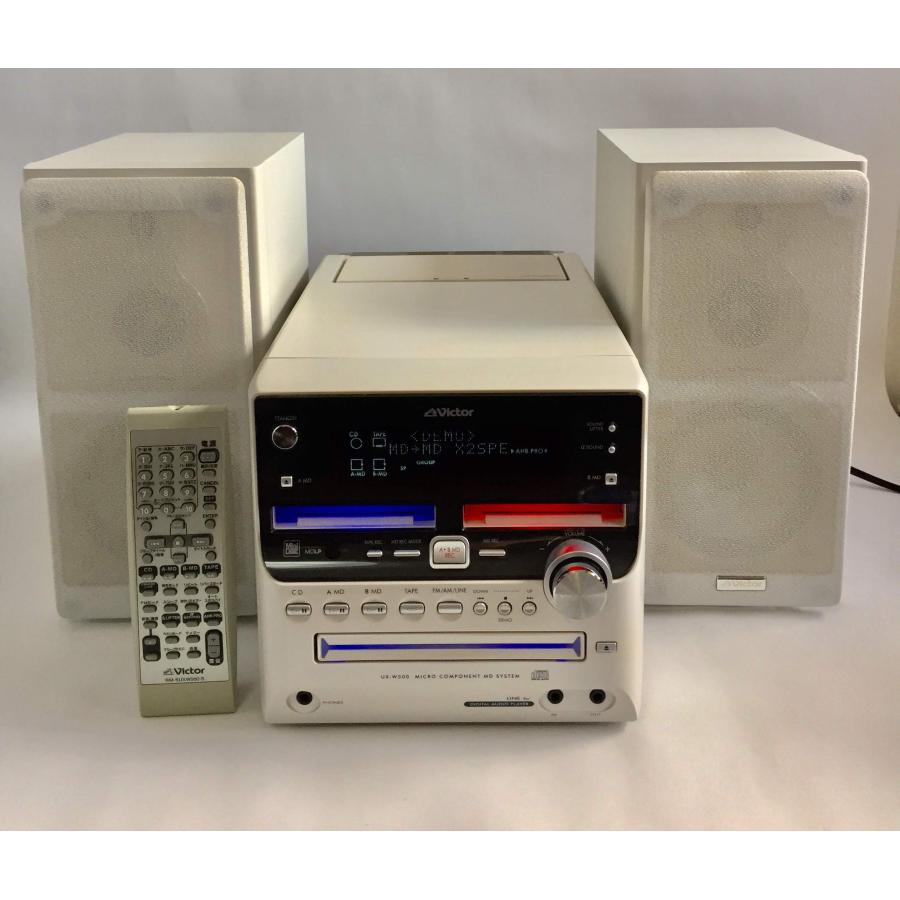 JVCケンウッド ビクター マイクロコンポーネントMDシステム ホワイト UX-W500-W : ぽちっとほわっと - 通販 - Yahoo!ショッピング