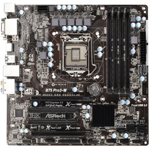 ASRock マザーボードB75 M-ATX USB3.0 B75 Pro3-M : ぽちっとほわっと - 通販 - Yahoo!ショッピング