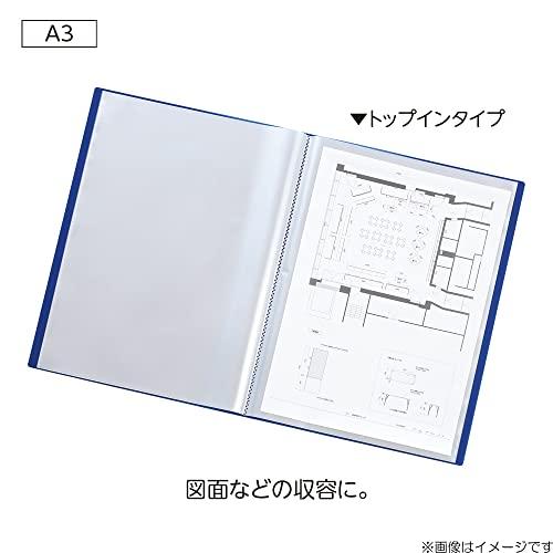 リヒトラブ クリヤーブック A3 ポケット20枚 フロストクリヤー 図面 SOERU N8133-1 : ジーエスショップ - 通販 - Yahoo!ショッピング