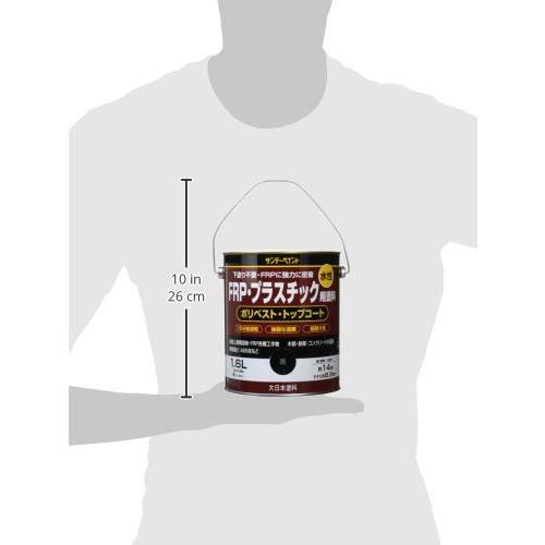 サンデーペイント 水性FRP・プラスチック用塗料 クロ 1.6L : ジーエスショップ - 通販 - Yahoo!ショッピング