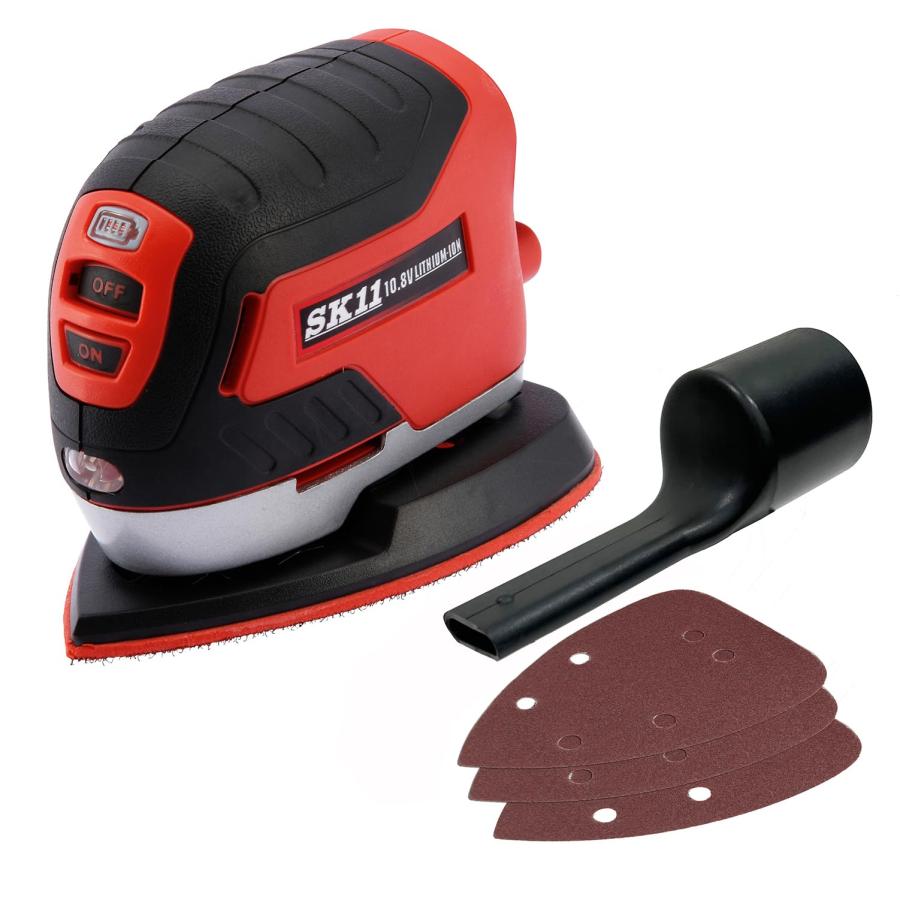 SK11(エスケー11) 10.8V 充電パームサンダー (本体のみ/充電器・バッテリー別売) SPS-108V-15RL : ジーエスショップ - 通販 - Yahoo!ショッピング