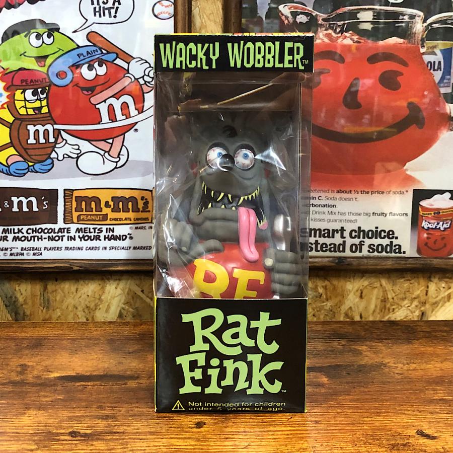 FUNKO RATFINK ラットフィンク ボビングヘッド ガレージ グレイ アメリカン雑貨 : GS STATION - 通販 - Yahoo!ショッピング