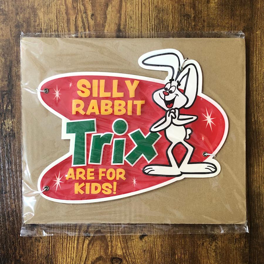 MINI EMBOSS METAL SIGN SILLY RABBIT Trix TIN ティンサイン ブリキ看板 アメリカン雑貨 : GS ...