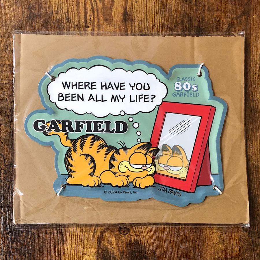 GARFIELD MINI EMBOSS METAL SIGN C ガーフィールド エンボスメタルサイン ブリキ看板 アメリカン雑貨 : GS ...