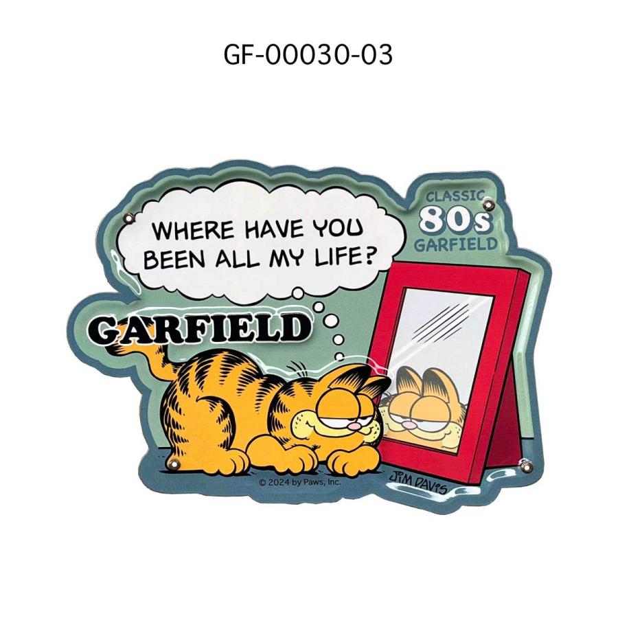 GARFIELD MINI EMBOSS METAL SIGN C ガーフィールド エンボスメタルサイン ブリキ看板 アメリカン雑貨 : GS ...