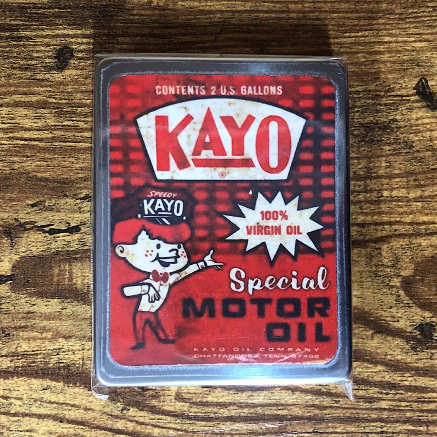 KAYO MOTOR OIL マルチフリー缶 ステンレスケース アメリカン雑貨 Sサイズ : GS STATION - 通販 - Yahoo ...
