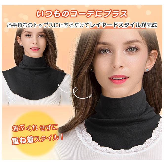 【2点20%・3点30%OFF】春新作 ネックカバー 2タイプ ハイネック ネックウォーマー 首 マフラー タートルネック 付け襟 両面起毛 防寒 レディース メンズ 爆買 : gsgs ...