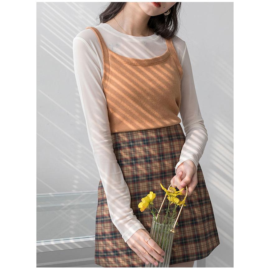 【先着限定880円&2点20%・3点30%OFF】シースルーTシャツ カットソー トップス レディース 長袖 透け感 レイヤード シアー クルーネック : gsgs-shopping - 通販 ...