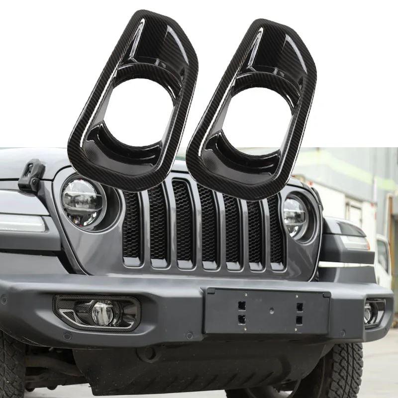 【並行輸入品】 ステッカーカバートリム用ジープラングラー2018 UP ABSフロントフォグランプ装飾用ジープラングラーJLカーアクセサリー : GSMストア - 通販 - Yahoo!ショッピング