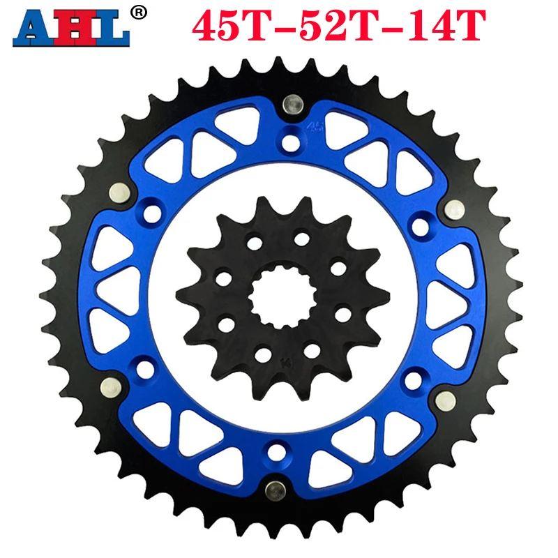 【並行輸入品】オートバイ 45T~52T 14T フロント リア スプロケット ヤマハ WR450F YZ450F WR250Z YZ250L ...