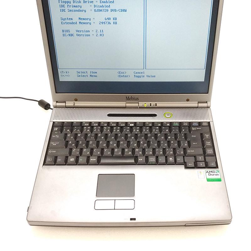 Mebius（シャープ） ジャンク品 SHARP Mebius PC-GP1-C7T ジャンクPC ジャンクパソコン ACアダプタ付き 保証無し : リサイクルPC Gテック - 通販 ...