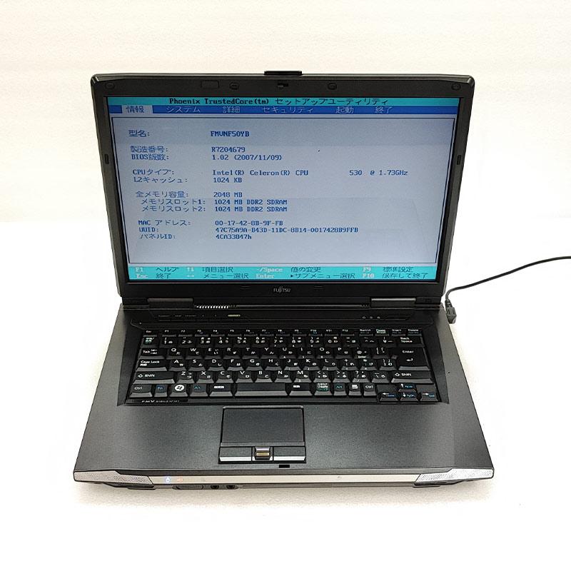 ジャンク品 富士通 FMV-BIBLO NF50Y ジャンクPC ジャンクパソコン 保証無し ACアダプタ付き : リサイクルPC Gテック - 通販 - Yahoo!ショッピング