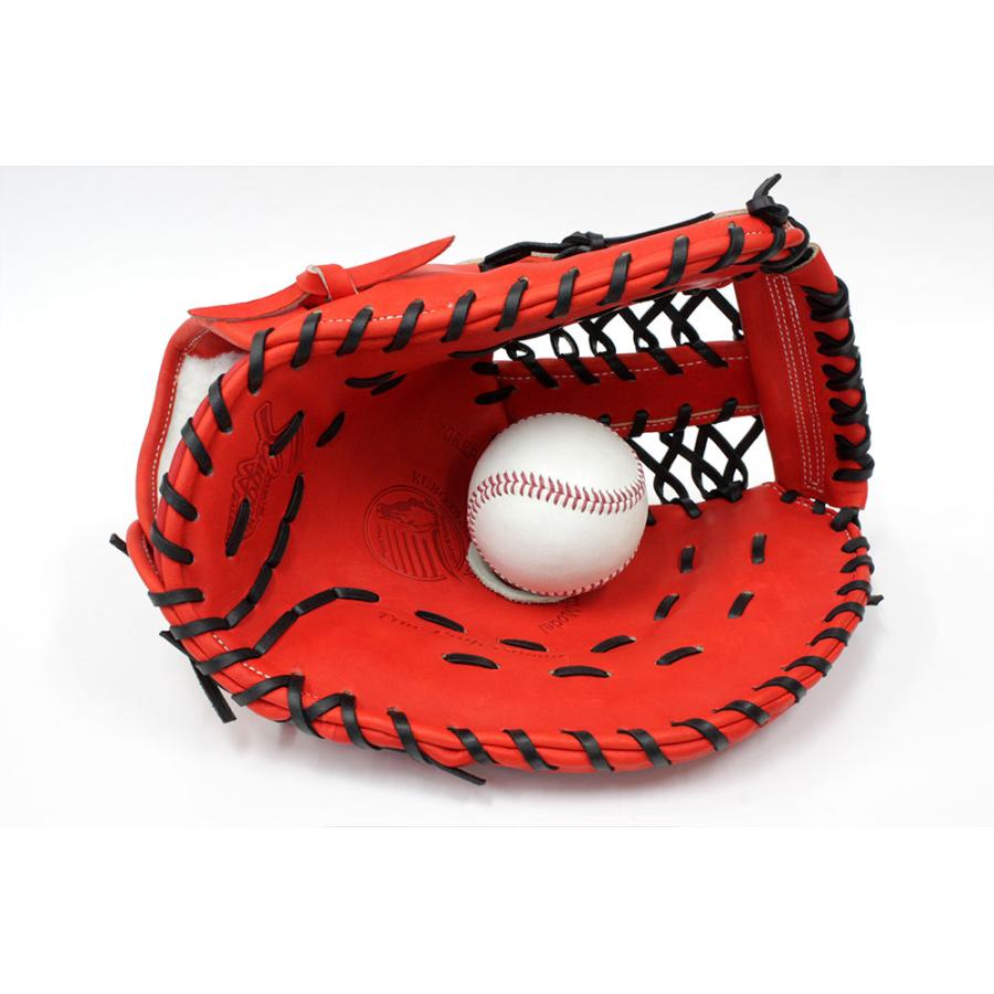 久保田スラッガー ファーストミット 2025 硬式 FP-36 CRオレンジ×ブラック紐 高校野球対応 : ベースボールショップGTK - 通販 - Yahoo!ショッピング