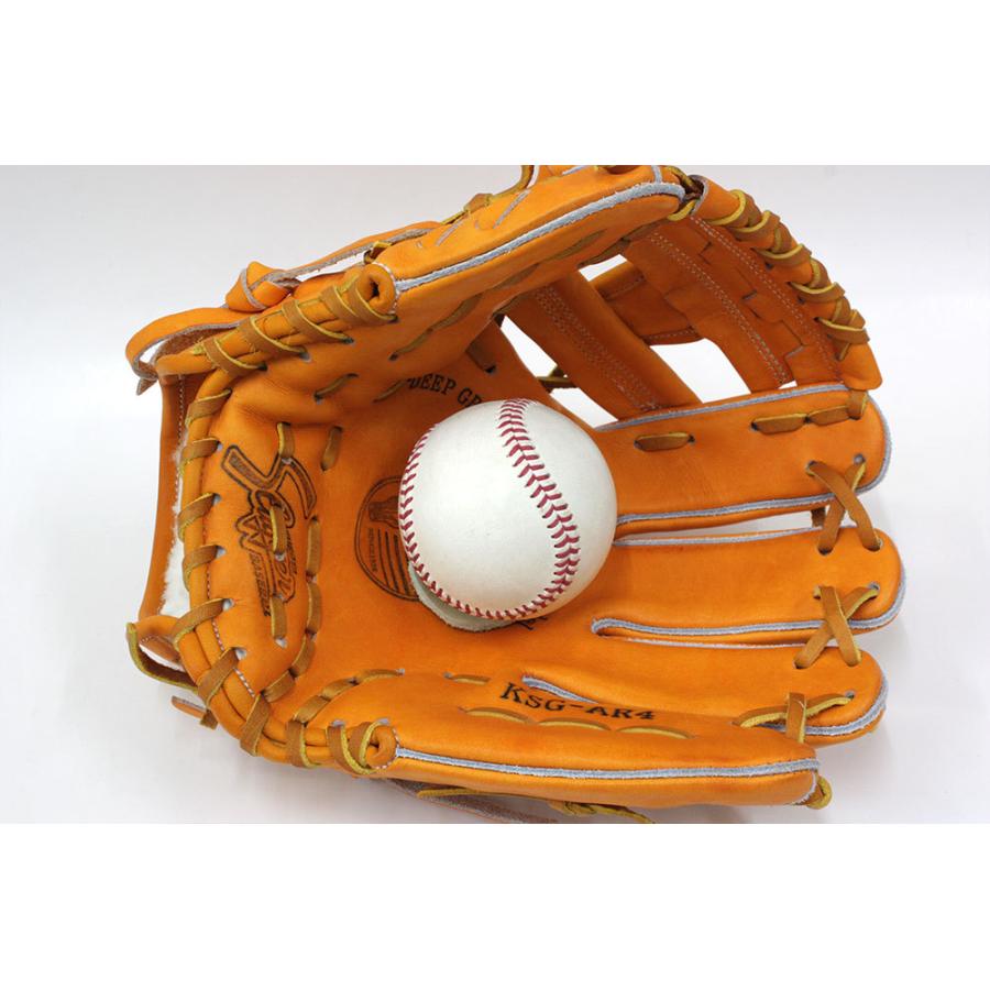 久保田スラッガー 2024 硬式 グローブ KSG-AR4 DPオレンジ セカンド ショート サード AR1の1cmサイズダウン版 高校野球対応 :GTK-KSG-AR4-DP:ベースボール ...