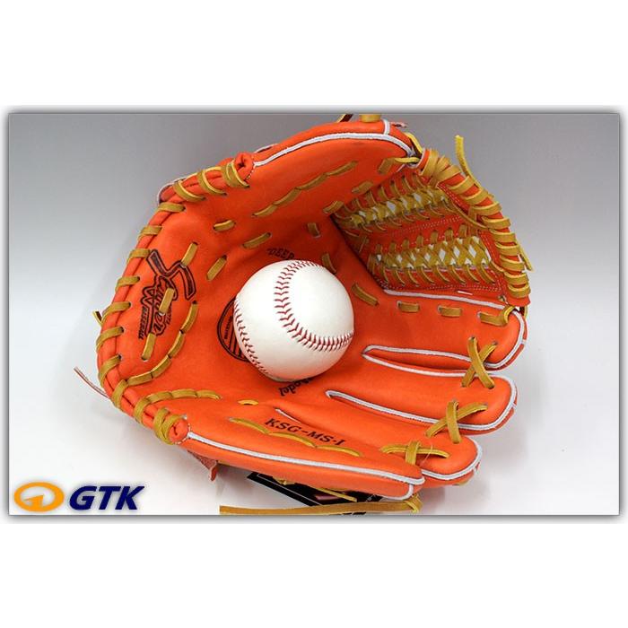 久保田スラッガー 2025 硬式グローブ 内野手 KSG-MS1 DPオレンジ×タン紐 セカンド ショート 手入れ部小さめ ミドルサイズ : ベースボールショップGTK - 通販 ...