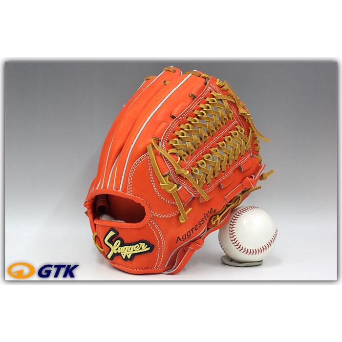 久保田スラッガー 2025 硬式グローブ 内野手 KSG-MS1 DPオレンジ×タン紐 セカンド ショート 手入れ部小さめ ミドルサイズ : ベースボールショップGTK - 通販 ...