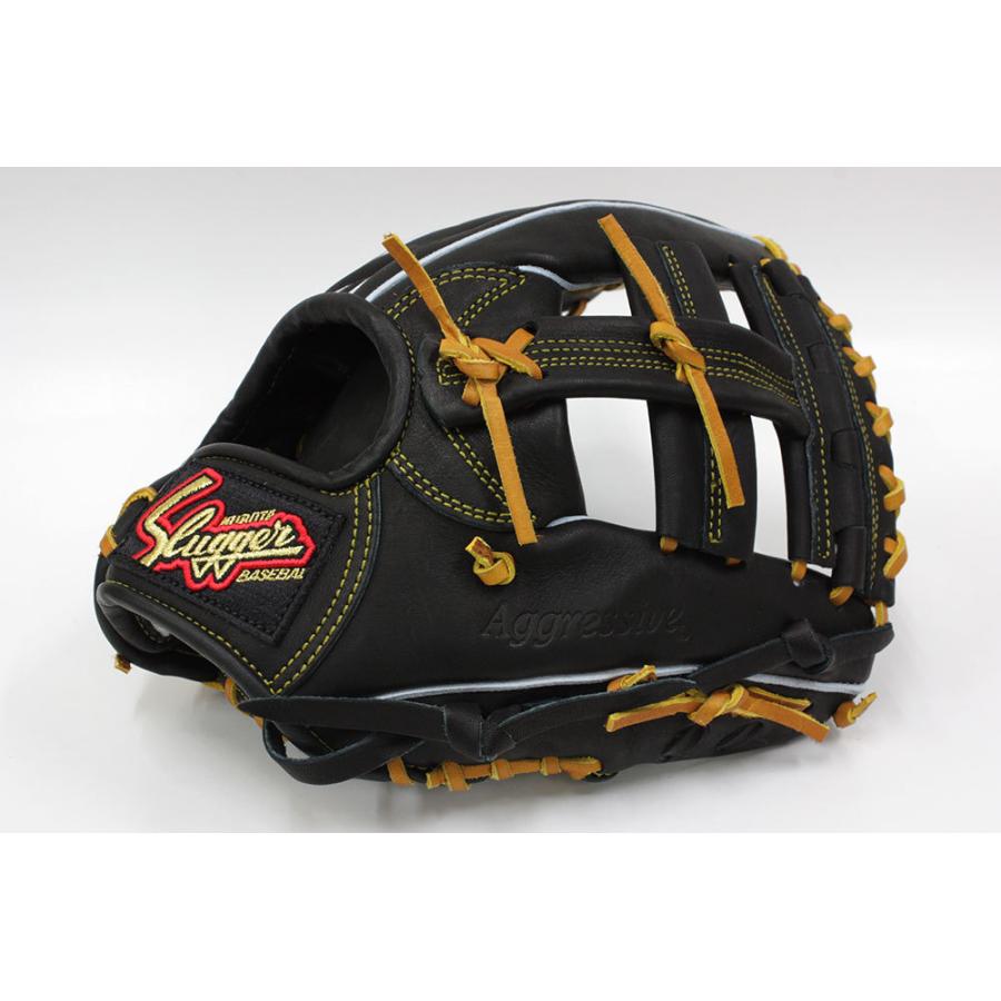 久保田スラッガー 軟式 グローブ KSN-AR1 ブラック セカンド ショート L5のやや小さめのヨコトジ版 M号球対応 : ベースボールショップGTK - 通販 - Yahoo!ショッピング