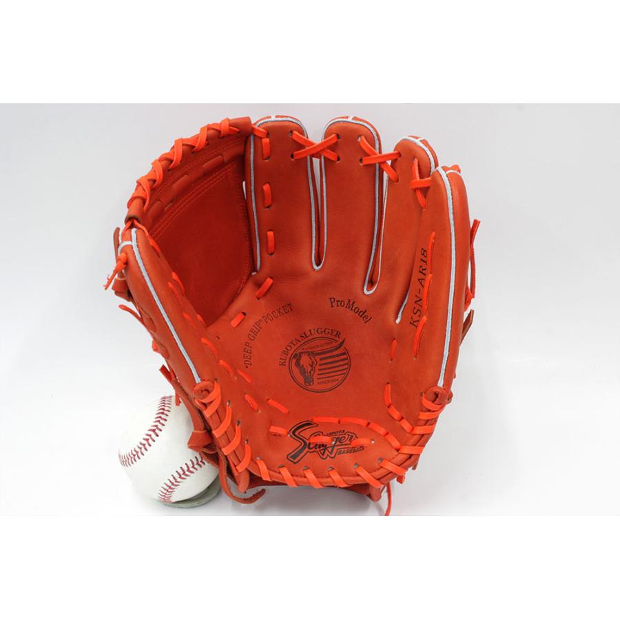 久保田スラッガー 2025 軟式 グローブ KSN-AR18 Fオレンジ 王冠スタイル 投手用 M号球対応 : ベースボールショップGTK - 通販 - Yahoo!ショッピング