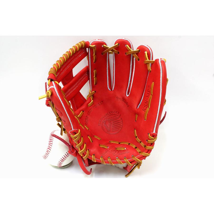 久保田スラッガー 久保田スラッガー2025 軟式グローブ中学生 セカンド ショート サード KSN-MP2 GRオレンジ 中学生向けのミドルサイズ M号球対応 野球 GTK : ベースボール ...