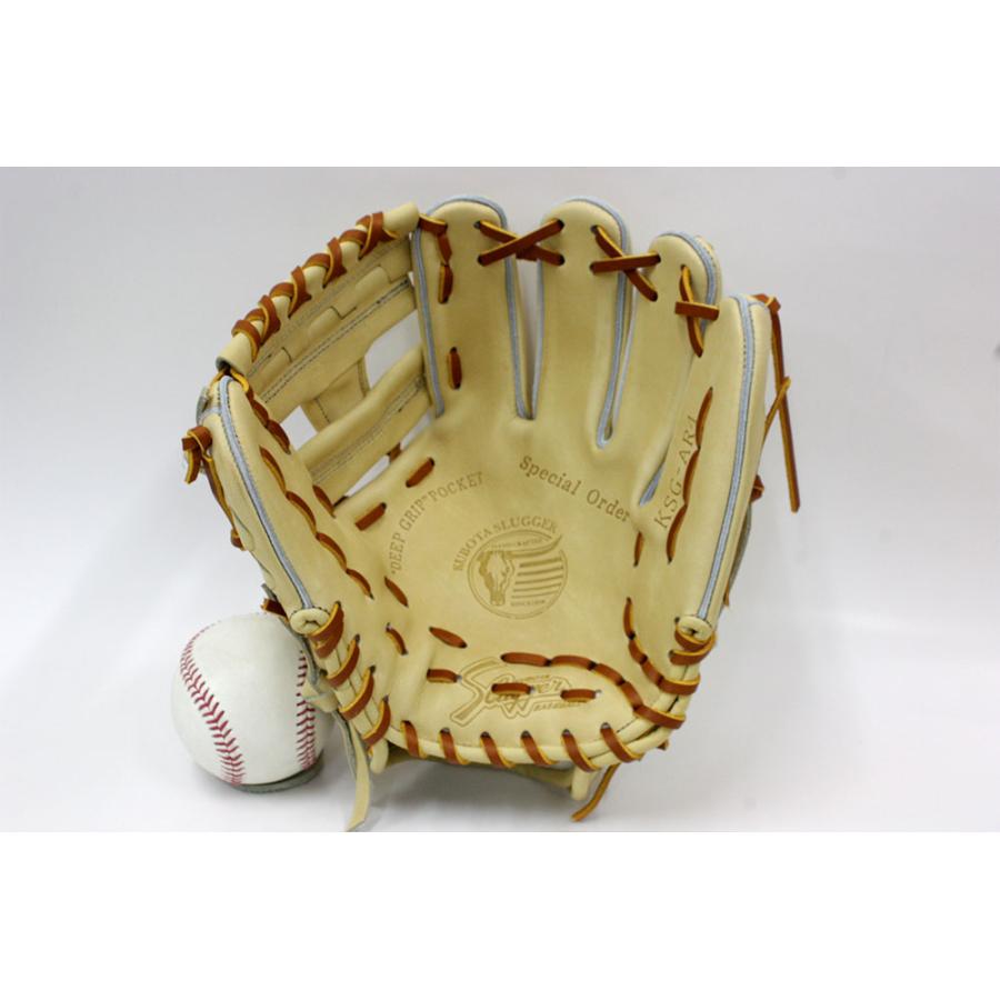 久保田スラッガー 硬式グローブ 内野用 AR4型 限定 トレンチ×タン紐 G10ラベル 高校野球対応 野球 GTK : ベースボールショップGTK - 通販 - Yahoo!ショッピング