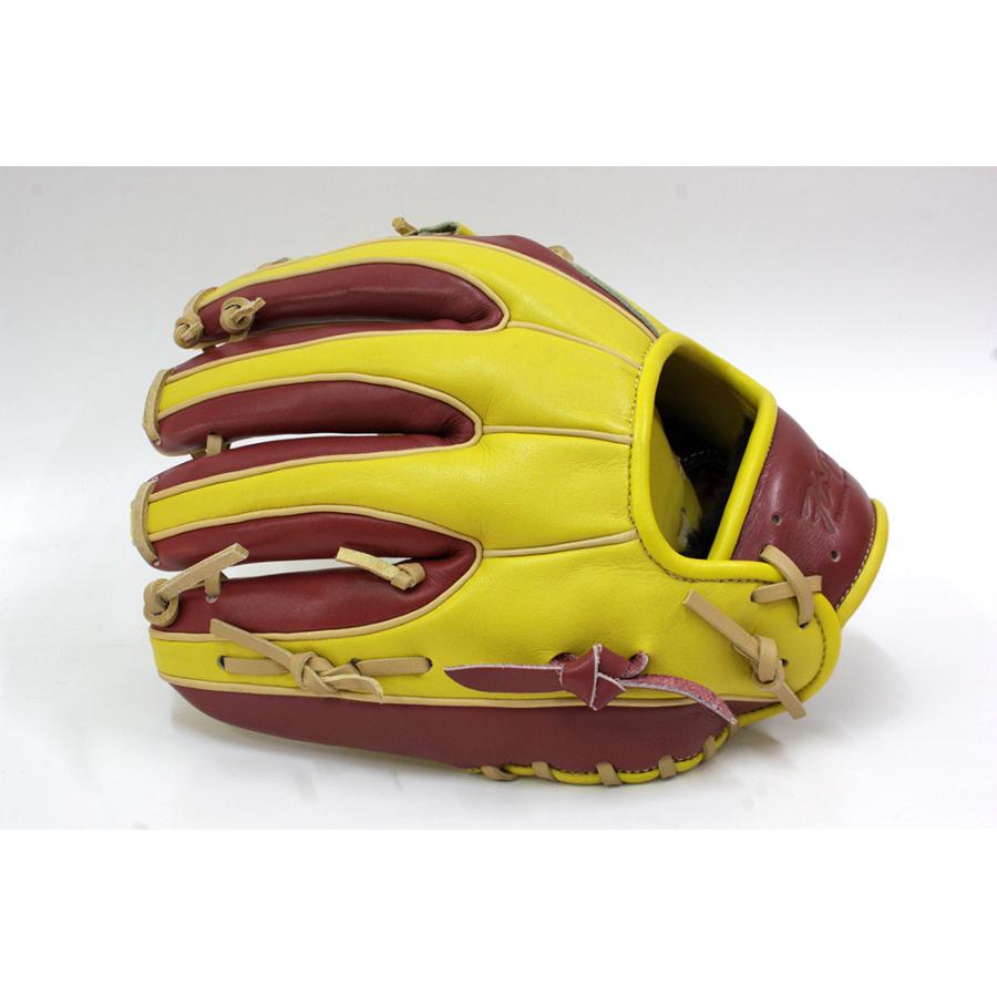 己極 ハイゴールド 軟式グローブ 2026年最新 限定品 OKG-2206 SRレモンイエロー×SRレモンイエロー 内野手用 野球 GTK ...