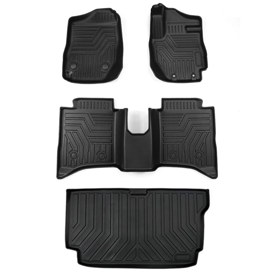 ジムニー ノマド 5ドア JC74W パーツ セット割 ラゲッジマット&フロアマット 運転席 助手席 2列目 ラゲッジ 防汚 防水 4P 内装 カスタム アクセサリー : グーポンショップ ...