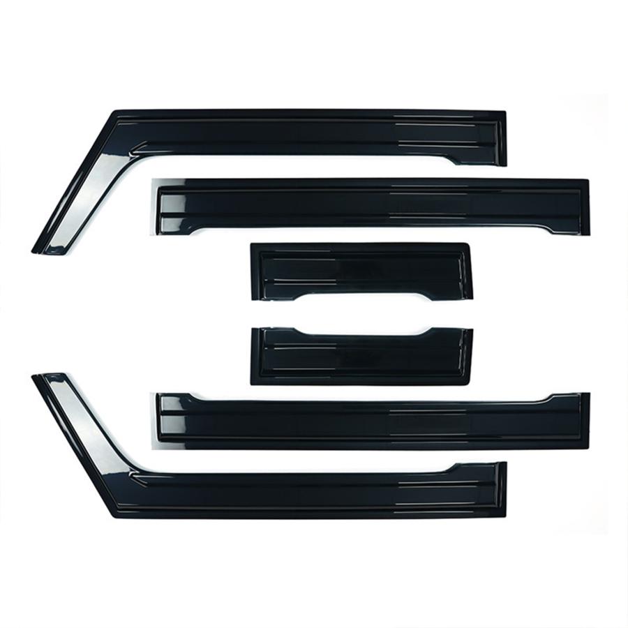 ジムニーノマド JC74 5ドア パーツ ドアバイザー 6pcs 雨よけ サイドドアバイザー ウインドウ 雨除け 外装 カスタム アクセサリー : グーポンショップ - 通販 - Yahoo ...