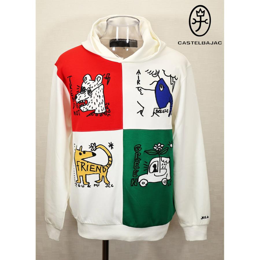 CASTELBAJAC ★2025 春夏 新作 カステルバジャック【*002*】レーナンナイロン・スムース地アニマルパーカー＜Lサイズ・LLサイズ＞-bc5・bc6 : Guest-one ...