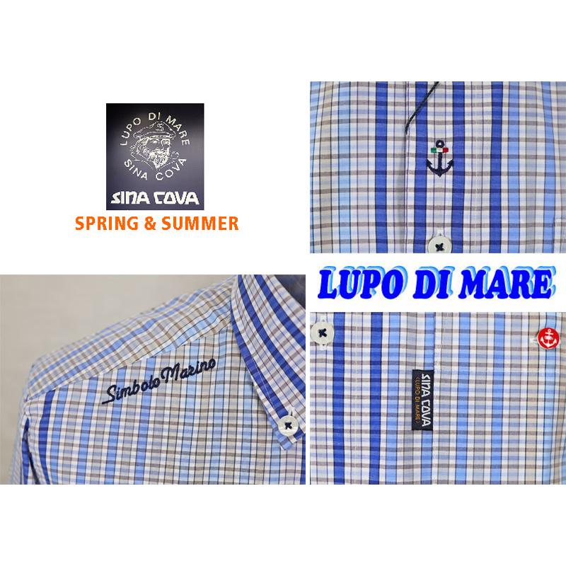 SINA COVA ★シナコバ【*001*】春・夏・＜30%OFF＞ボタンダウンシャツ＜Mサイズ・Lサイズ＞ブルー×ネイビー×グレー-ec236・ec237 : Guest-one - 通販 ...