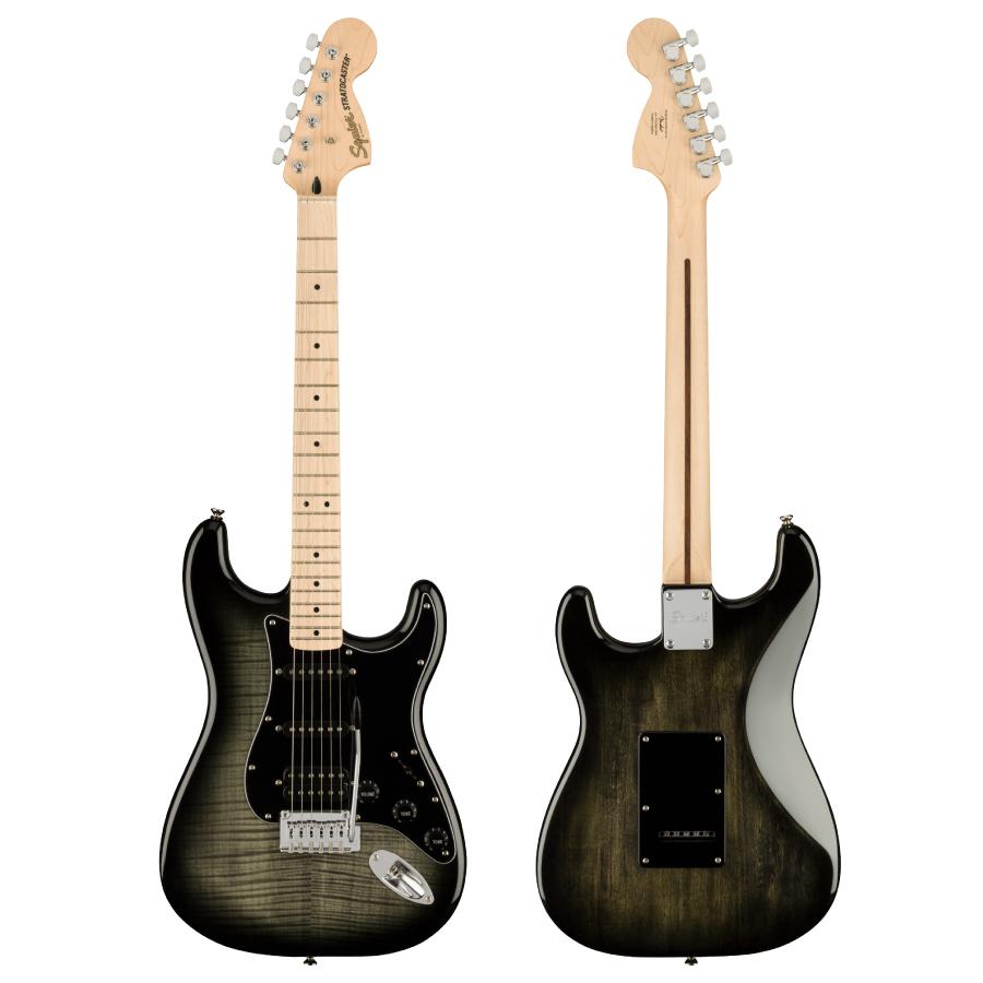 Fender Squier Affinity Series Stratocaster FMT HSS - Black Burst ...