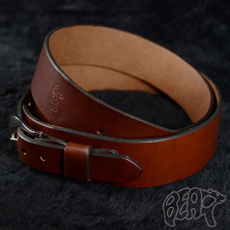 Bear Straps Slimline Classic Brown / Silver │ レザーストラップ : ギタープラネット Yahoo ...