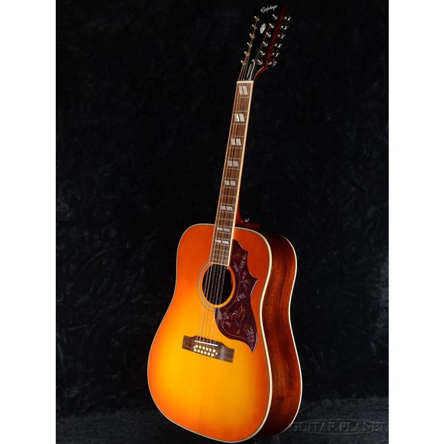 Epiphone Hummingbird 12-String All Solid Wood -Aged Cherry Sunburst ...