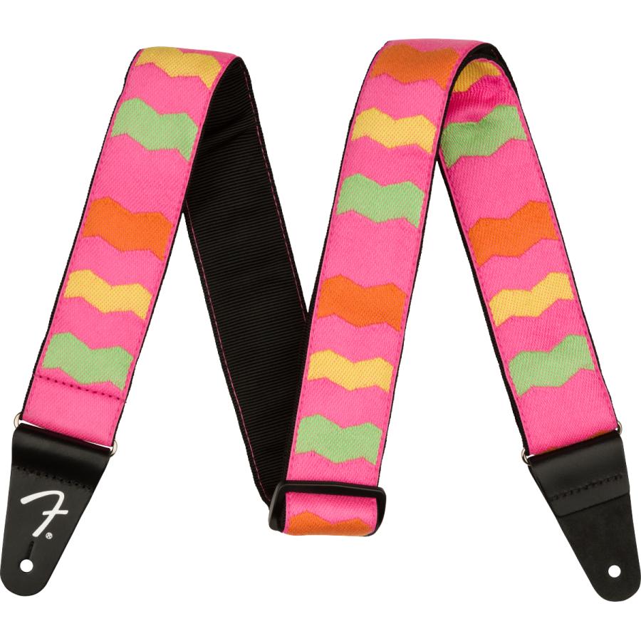 Fender（フェンダー） Fender MonoNeon Woven Neon Pink Strap │ ギター/ベースストラップ ...