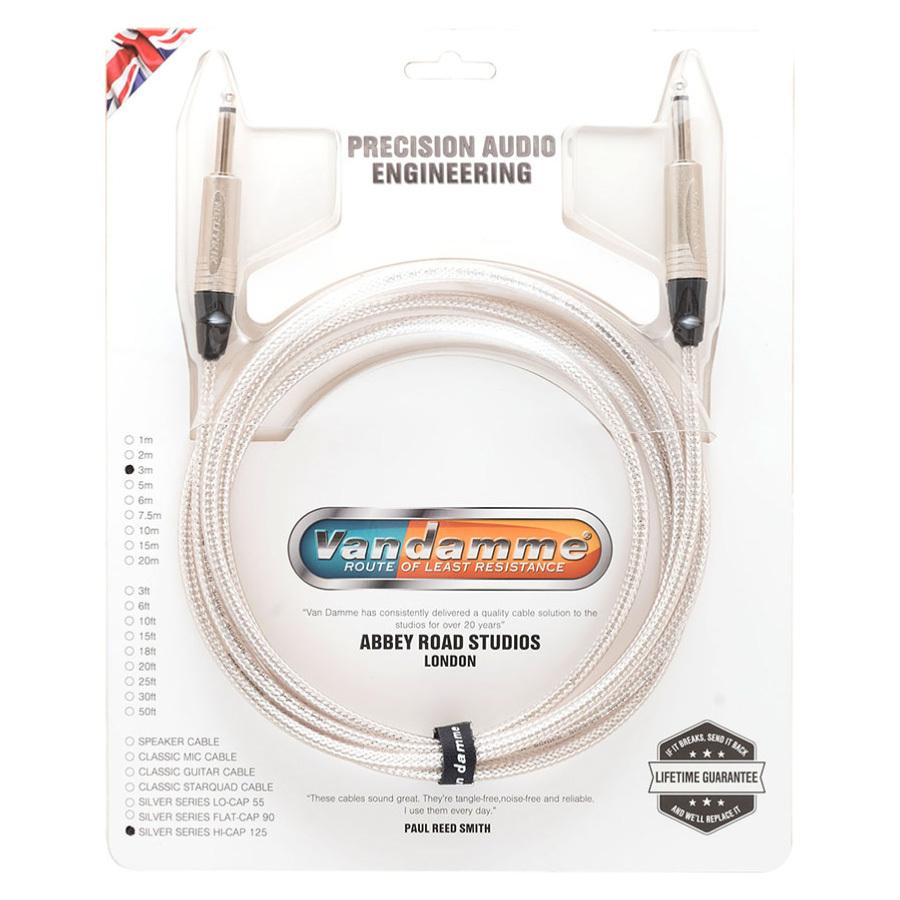 Van Damme Silver Series Hi-Cap 125 3m S/S Cable │ イギリス製ハンドメイドケーブル《シールド ...