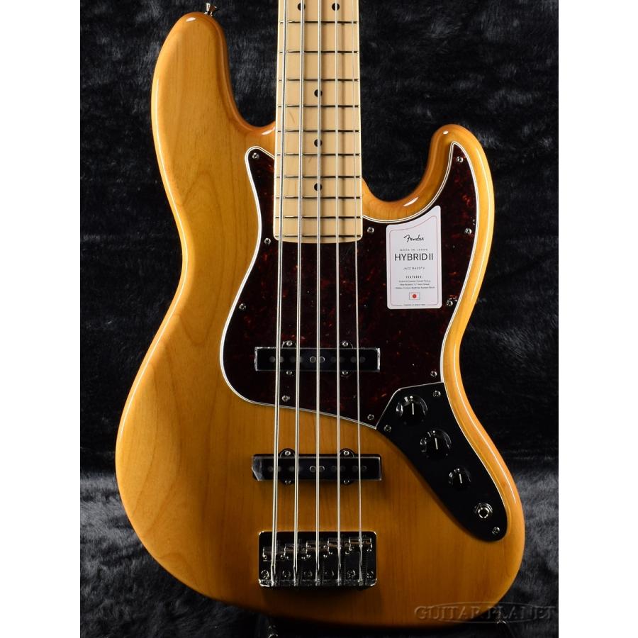 Fender Made In Japan Hybrid II Jazz Bass V -Vintage Natural / Maple ...