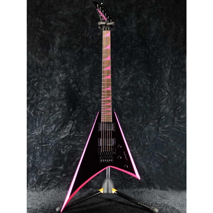 Jackson X SERIES RHOADS RRX24 -Black with Neon Pink Bevels-《エレキギター ...